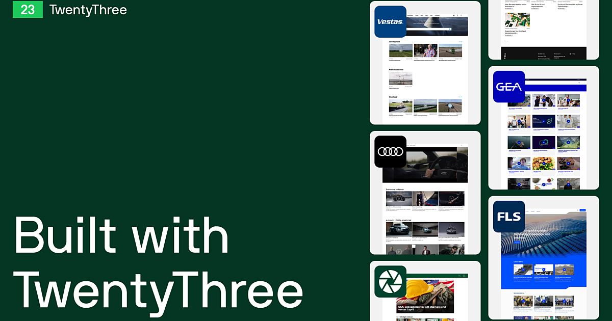 Built with TwentyThree | TwentyThree