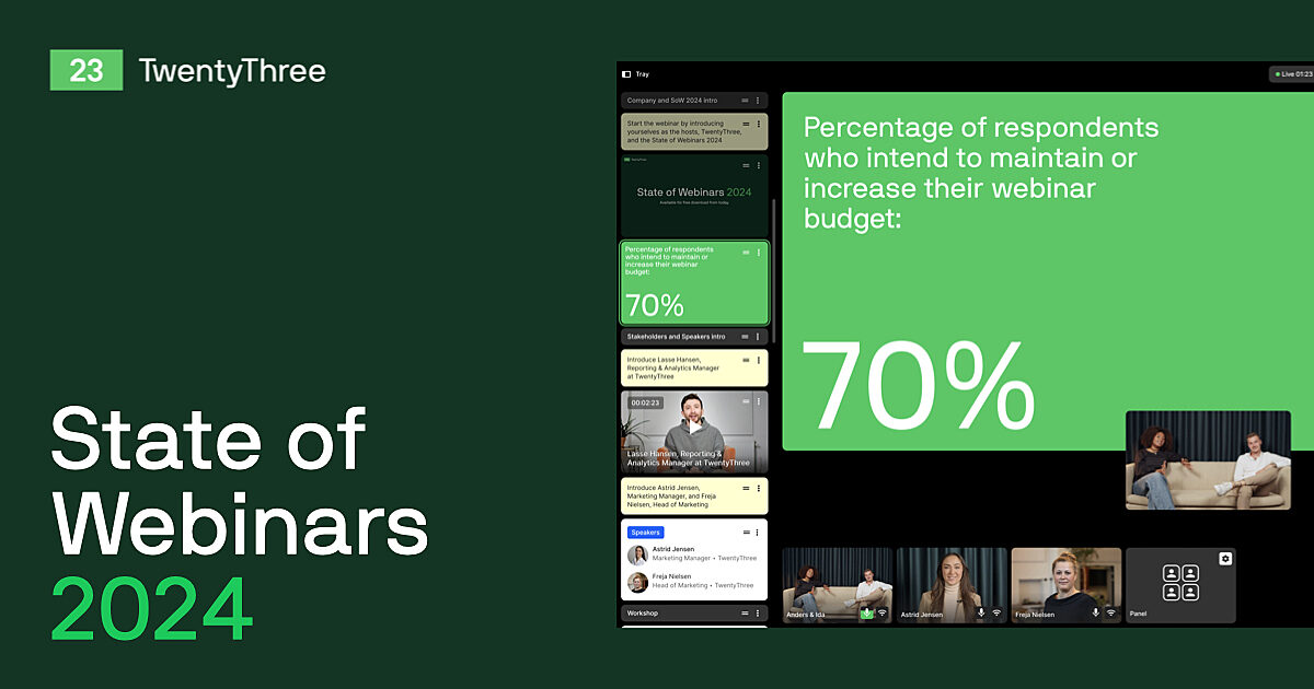 State of Webinars 2024 | TwentyThree