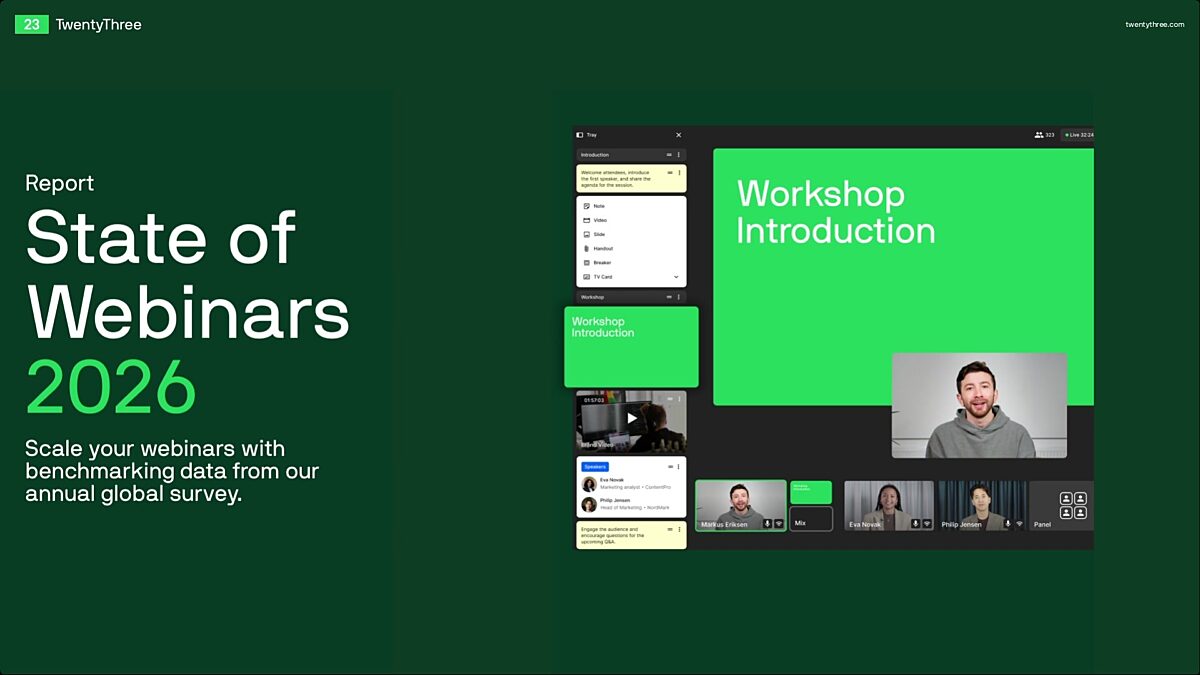 Webinar Software & Video Platform | TwentyThree